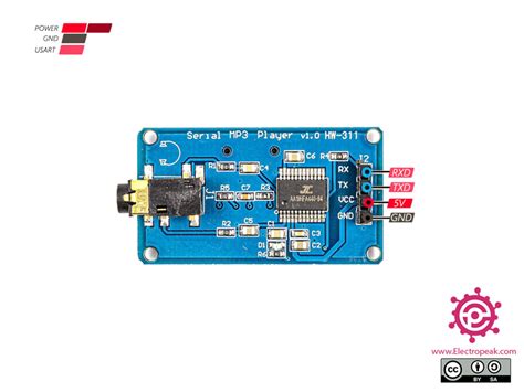 Interfacing YX Serial MP Player With Arduino