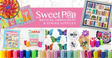 Sweet Pea Machine Embroidery Home