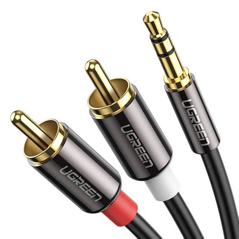 Ugreen 10590 35mm Male To 2rca Male 3m Cable