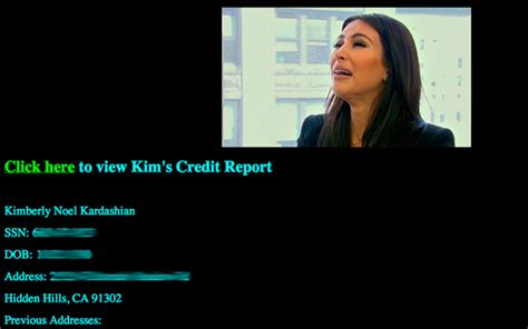 Hacker Apparently Reveals Credit Reports Of Major Celebrities And Politicians