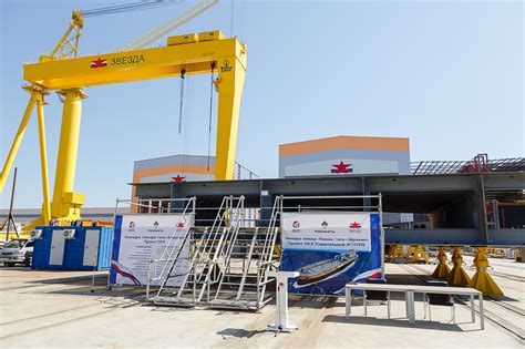 Keel Of The Third Aframax Type Tanker Was Laid At “zvezda” Shipbuilding