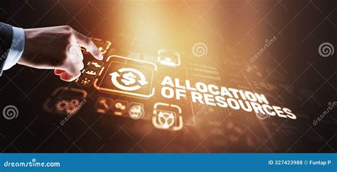 Allocation Of Resources Marketing Planning Strategy Concept Business