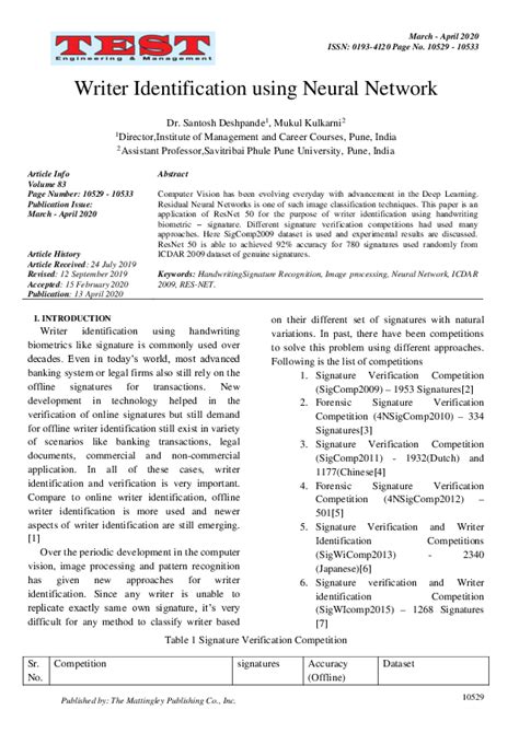 Pdf Writer Identification Using Neural Network