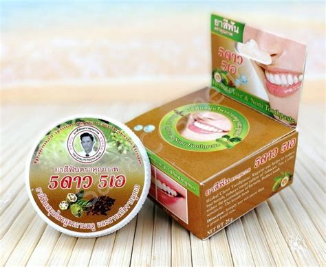 Тайская зубная паста "Нони-Гвоздика" 5Star5A Herbal Clove & Noni Toothpaste