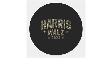 Camo Harris Walz 2024 Election Tim Walz Kamala Cam Classic Round
