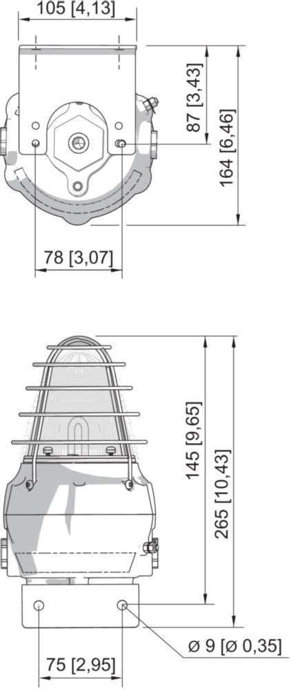 Visual Signalling Device Xenon Flashing Beacon In Flameproof Enclosure