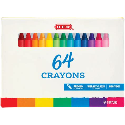 H E B Classic Crayons Shop Crayons At H E B