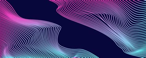 Premium Vector Abstract Wave Texture Gradient Colorful Line Style