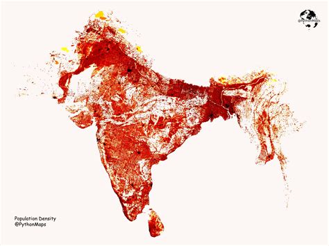 Python Maps On Twitter Population Density Of The British Raj If It Existed Today The Dark