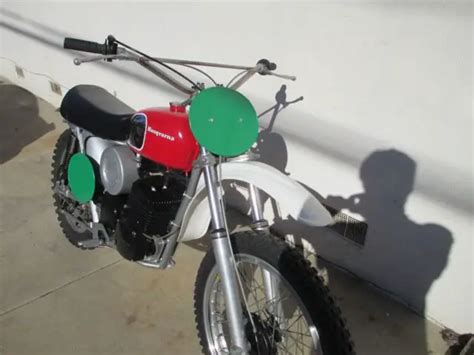Vintage 1973 Husqvarna WR250 Ahrma Dirtbike Nice Take A Look