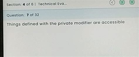 Section 4 Of 61 Technical Eva Question 7 Of StudyX