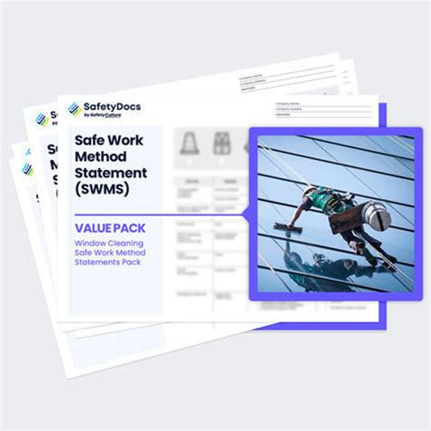Window Cleaning Swms Pack Safetydocs Pdf And Word Templates
