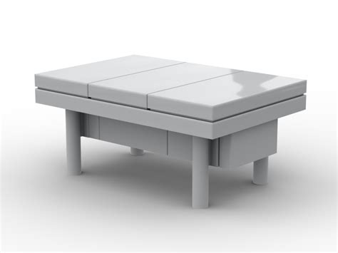 Lego Moc Table Minifig Scaled 1 By Motionsking Rebrickable