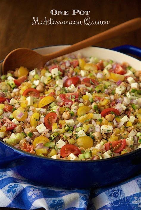 One Pot Mediterranean Quinoa The Café Sucre Farine