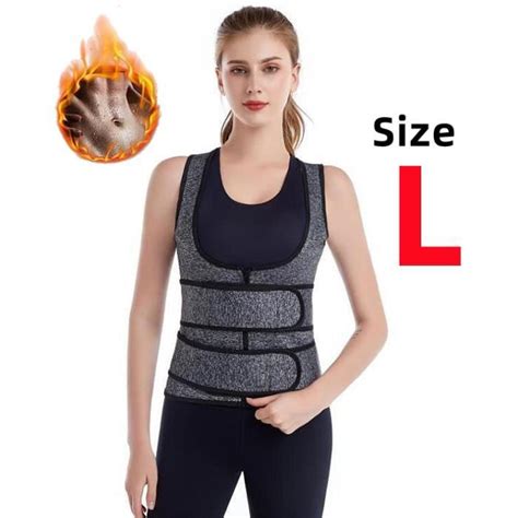 Ceinture De Sudation Ceinture Abdominale Zip Corset Sculptant Ajustable