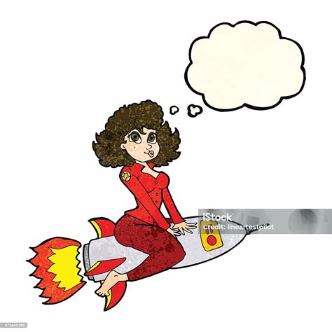 말풍선이 있는 군대 핀 바라요 여자아이 탑승형 미사일 만화 캐릭터 2015년에 대한 스톡 벡터 아트 및 기타 이미지 2015년 귀여운 그리기 Istock