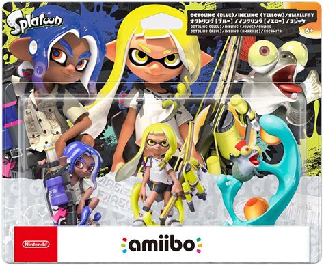 Amiibo Octaling Blue Inkling Yellow Smallfry Splatoon HLJ