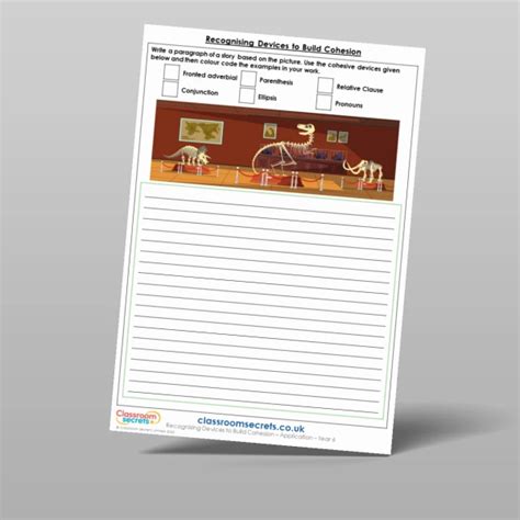 Year 6 Recognising Devices To Build Cohesion Homework Resource Classroom Secrets