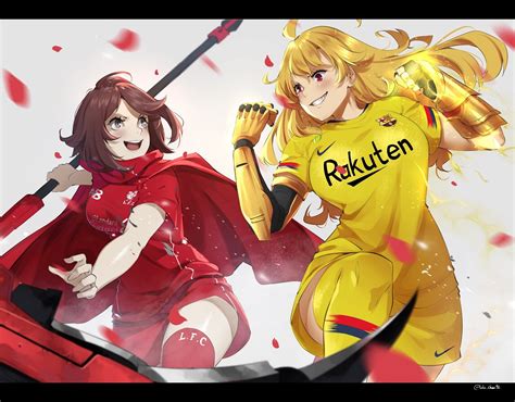 Ruby Rose And Yang Xiao Long Rwby And More Drawn By Lulu Chan Danbooru