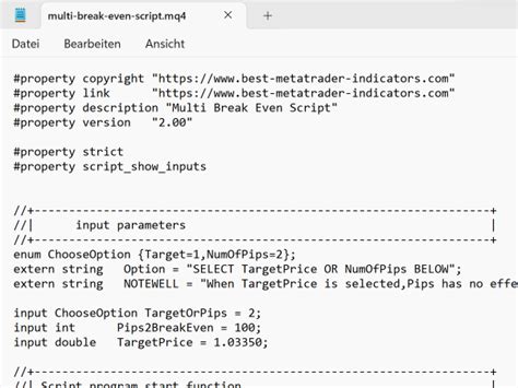 Multi Break Even Custom Script ⋆ Great Mt4 Indicators Mq4 Or Ex4 ⋆