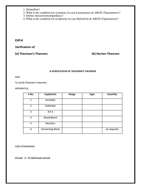 Network Theorems Pdf