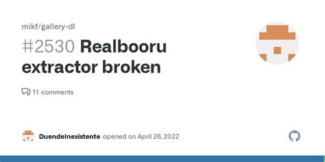 Realbooru Extractor Broken · Issue 2530 · Mikfgallery Dl · Github