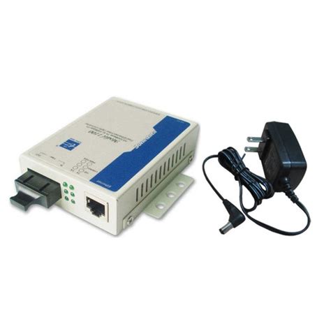 Ethernet Media Converter Iron Material X X Mm Size White Color Full Duplex Plug And