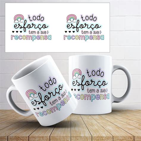 Caneca De Porcelana Frases Motivacionais Modelo Elo