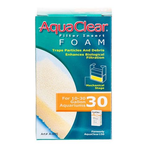 Filter Insert Foam For Aquaclear 30 Power Filter By Aquaclear
