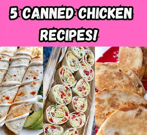 5 Really Fabulous Canned Chicken Recipes To Try Now Meals With Maria