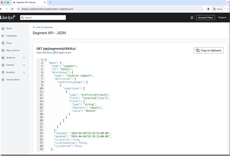 Segments API Overview