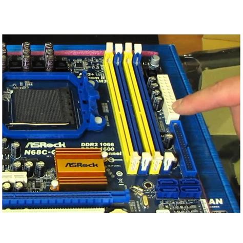 華擎 N68c Gs Fx 主機板、記憶體支援ddr2、ddr3禁混插、支援fx與六核心處理器、附擋板 電腦及科技產品 電腦在旋轉拍賣