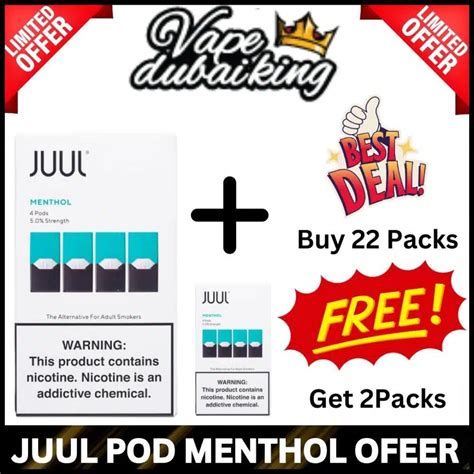 Juul Pods Menthol 5 Offer In Dubai Uae Vape Dubai King