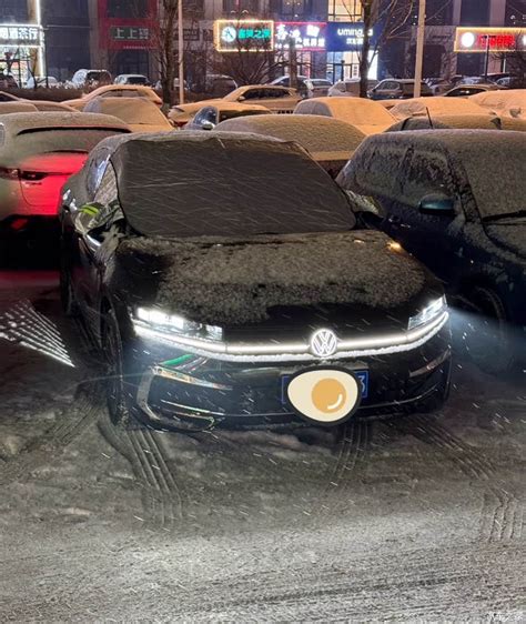 【图】大雪中的迈腾b9 迈腾论坛 汽车之家论坛
