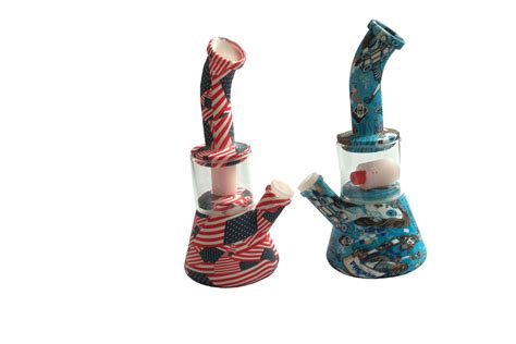 Silicone Dab Rig Water Pipe Tobacco Smoking Portable Puffingmaster