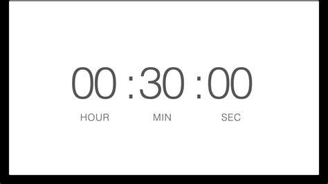 30 Min Timer Stormgate