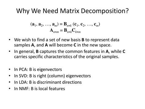 PPT An Introduction To Matrix Decomposition And Graphical Model PowerPoint Presentation ID