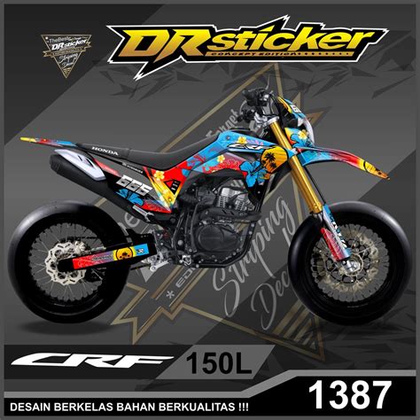Dekal Sticker CRF 150L Full Body Sticker Antem CRF Minimalist Design