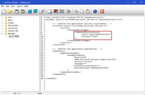 Ollydbg Is It Possible To Modify An Exe To Require Run As Admin