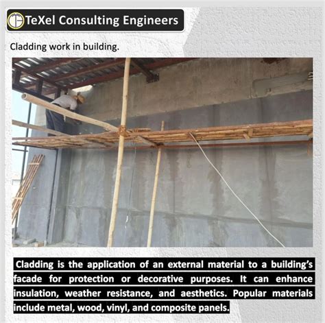 Cladding Work In Building Construction What Is Cladding Texel