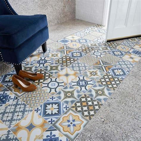 Zeinah Louane Patchwork Pattern Tiles Tile Patterns Patio Tiles Tiles