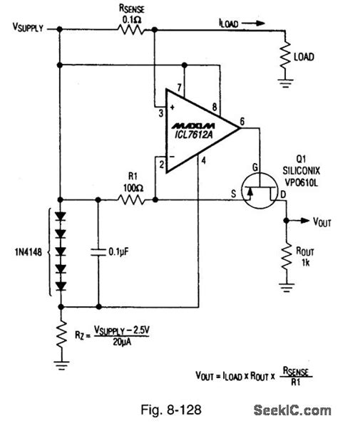 High Side Current Sense Amplifier Electrical Equipment Circuit Circuit Diagram