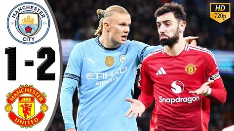 Manchester City Vs Manchester United Highlights All Goals HD YouTube