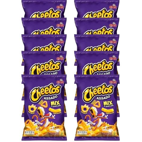 Salgadinho Elma Chips Cheetos Mix Queijos 41g Kit C 10 Pacotes Shopee