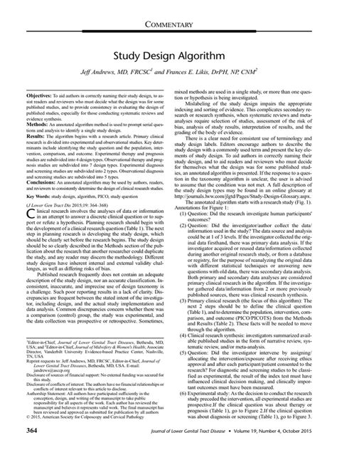 Studydesignalgorithm20 Pdf