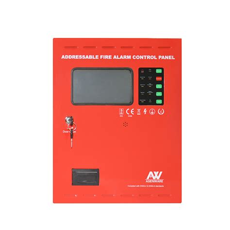 asenware brand easy operation 1 loop to 8 loops addressable fire alarm