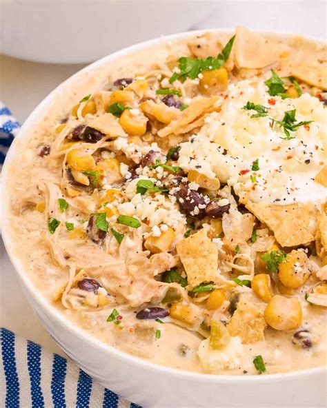 Mexican Chicken And Street Corn Chowder The Chunky Chef