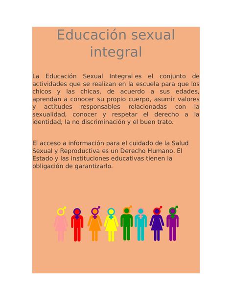 La Ley De Educación Sexual Integral Por Qué La Reforma Es Un My Xxx