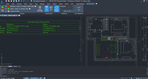 como utilizar o comando file compare do zwcad ibercad software cad