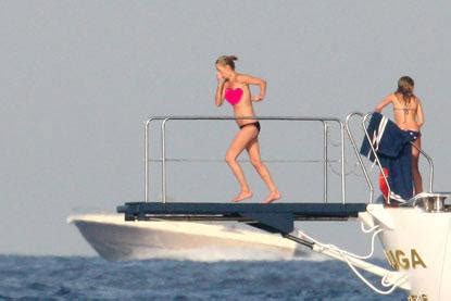 Kate Moss Bares Her Boobs On A Boat